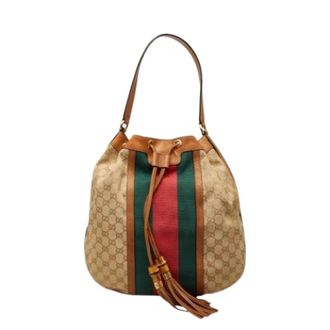 Gucci Pre-owned GG Canvas Schultertasche - - Pre-owned - Damen - Beige - ONE SIZE