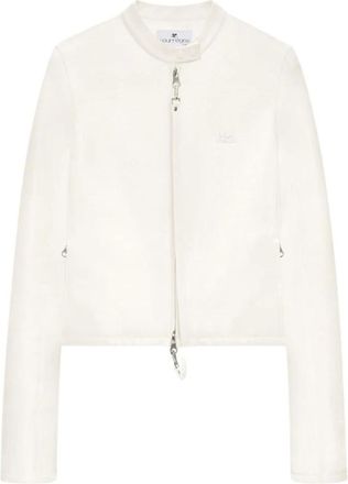 Courr&egrave;ges Femme, Vestes, Blanc, Taille: 38 FR Light Vestes