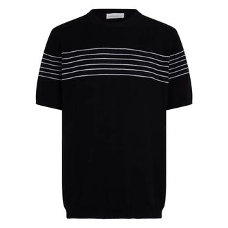 Roberto Collina Kurzarmpullover - - Knitwear - Herren - Schwarzk - XL