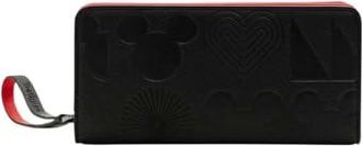Desigual All Mickey Maya Maxi Long Wallet Black