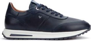 Martinelli Baskets en Cuir Hanbury pour Homme Color Blue