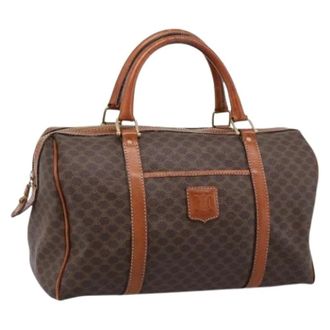 Celine Pre-owned Vintage Boston Bag - Femme - Pre-owned - Brun - Taille: ONE Size