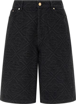 Casablanca Shorts en jean jacquard - Homme - Shorts - Bleu - Taille: W30