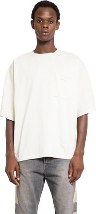 KAPITAL Jersey 2tones big Pocket (bone) t-shirt