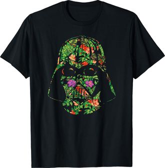 Star Wars Tropical Darth Vader Helmet T-Shirt