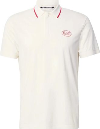 Emporio Armani Emporio Armani Ea7, Homme, Tops, Beige, Taille: M Polo