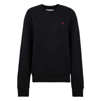 Ami Femme, Sweatshirts et sweats &agrave; capuche, Noir, Taille: 46 FR Ami De Coeur SweaT-shirt