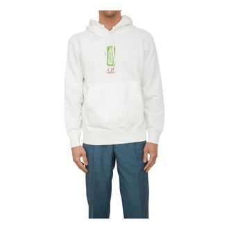 C.P. Company Stylischer Sweatshirt f&uuml;r M&auml;nner und Frauen - - Sweatshirts & Hoodies - Herren - Wei&szlig; - S