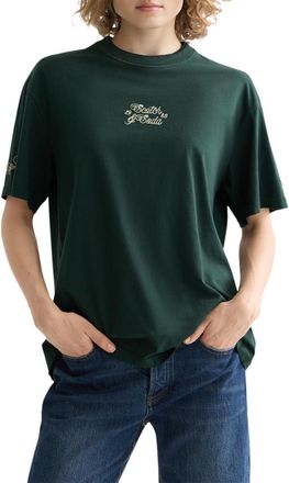 Scotch & Soda Damen 750 Years Washed Artwork T-Shirt, Scarab U367, S