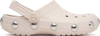 Crocs Pantoletten Classic Big Studded Clog 214236 Creme