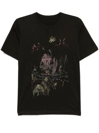 JNBY t-shirt brodé - Marron