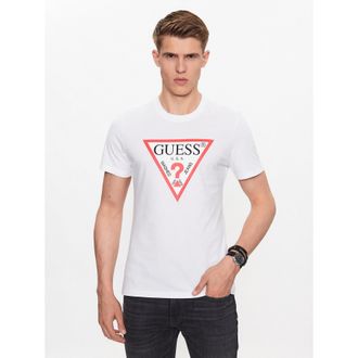 Guess T-Shirt M2YI71 I3Z14 Wei&szlig; Slim Fit