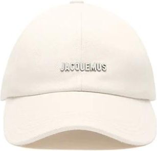 Jacquemus unisex, Accessoires, Blanc, Taille: 58 CM La Casquette Gadjo