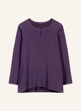 Luisa Cerano Luisa Cerano Blusenshirt Im Materialmix Mit 3/4-Arm lila