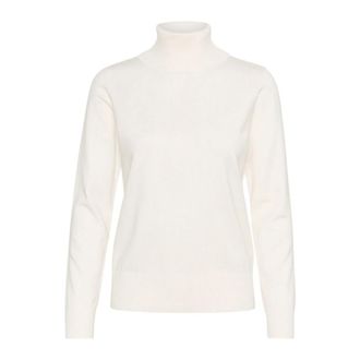 Saint Tropez Rollkragenpullover Ice - - Knitwear - Damen - Beige - S