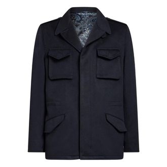 Etro Verstellbare Sahariana - - Jackets - Herren - Blau - L