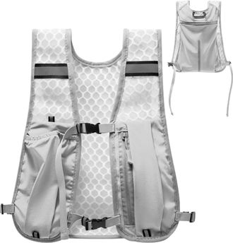 Generic Laufweste Trinksystem - Reflektierende Hydratations Brusttasche f&uuml;r Cycling und Running | Leichter Laufbeutel mit 500 ml Flaschenfach | Unisex Sport W