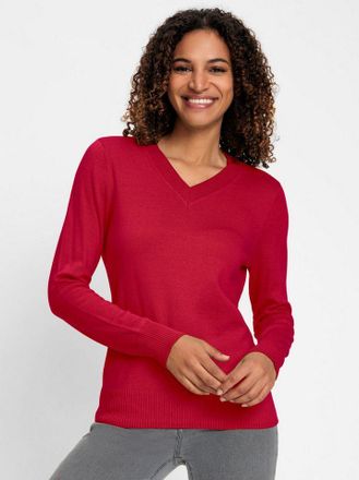 Witt Strickpullover V-Ausschnitt-Pullover