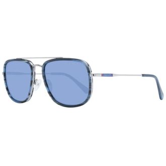GANT Homme, Accessoires, Bleu, Taille: ONE Size Lunettes de Soleil Aviateur Bleues