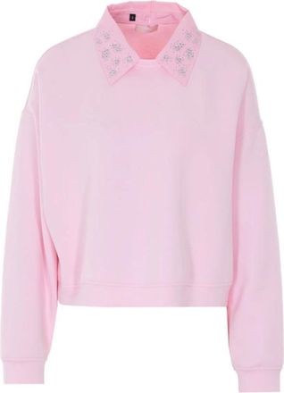 Liu Jo Femme, Sweatshirts et sweats &agrave; capuche, Rose, Taille: 40 FR Wa6243J3870 P9280 SweaT-shirt