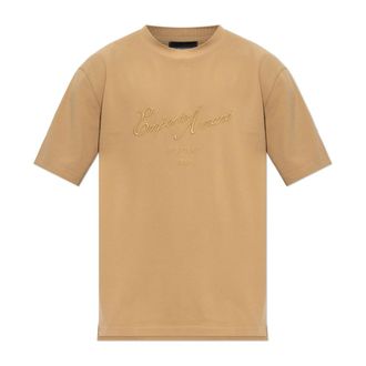 Emporio Armani Homme, Tops, Brun, Taille: M T-shirt &agrave; logo