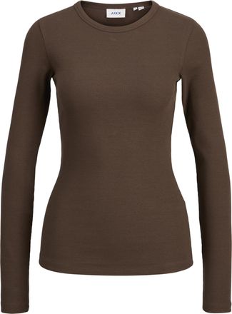 Jack & Jones Damen Jxfreya STR Ls Rib Tee JRS Noos, Bracken, S EU