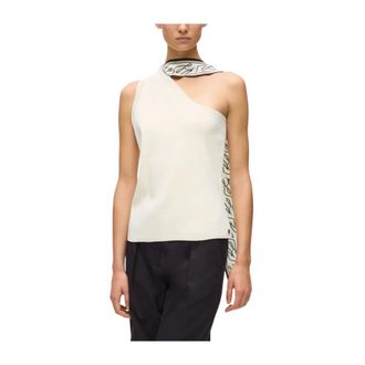 Karl Lagerfeld Damen, Oberteile, Beige, MGr&ouml;&szlig;e