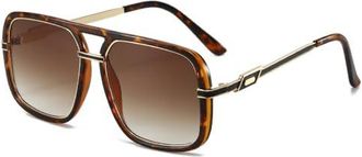 Generic Lunettes de soleil design steampunk 2025 vintage rétro classique en métal pour homme et femme Lunettes de soleil tendance pour lété, la plage, les voy