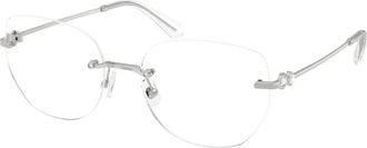 Swarovski Femme, Accessoires, Gris, Taille: 56 MM Sk1038 Optical Frame