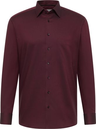 Eterna Modern Fit Hemd New Kent Kragen Natte weinrot Gr&ouml;&szlig;e 40