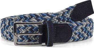 Howard London Geflochtener G&uuml;rtel Marvin - - Accessories - Herren - Blau - 95 CM