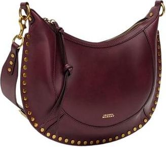 Isabel Marant Sac &agrave; main Naoko &agrave; clous en cuir lisse