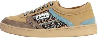 MORRISON Baskets - Inka Nineties - Taille 38 - Hommes et Femmes - Beige, Bleu et Marron - Conçues en Espagne