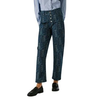 Pepe Jeans London Tini Print Hose - - Trousers - Damen - Blau - XS