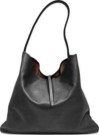 Bonastre sac port&eacute; &eacute;paule &agrave; rabat - Noir