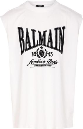 Balmain Top - Wei&szlig;