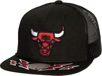 Mitchell & Ness NBA Recharge Trucker Casquette Chicago Bulls, Noir, taille unique