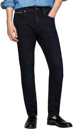 Tommy Hilfiger Jean Homme Tapered Slim Fit, Bleu (Modoc Indigo), 35W/32L