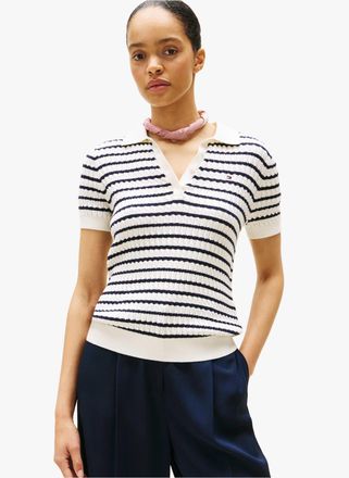 Tommy Hilfiger Polo torsad&eacute; en coton
