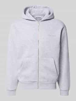 Review Regular Fit Sweatjacke aus Baumwoll-Mix