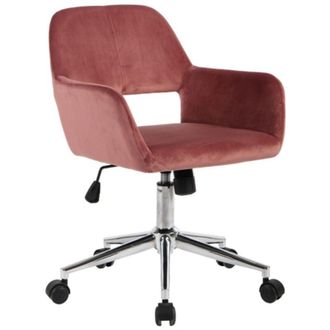 Calicosy Verstellbarer B&uuml;rostuhl aus Velour - Ross