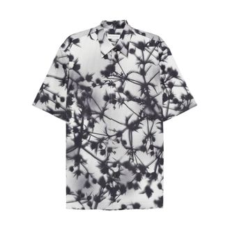 Dries Van Noten Floral Kurzarmhemd - - Shirts - Herren - Schwarzk - S