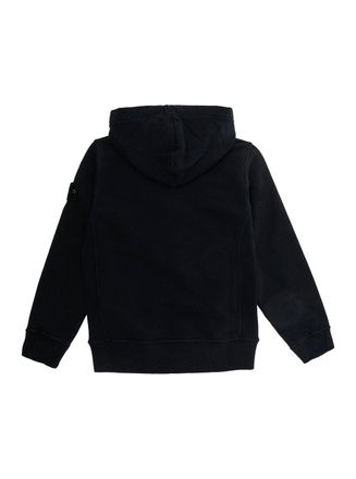 Stone Island Boys Hooded Sweatshirt Black Hoods & Sweatshirts