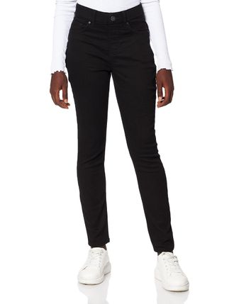 Lee Womens Comfort Skinny Jeans, Black, 33W / 33L