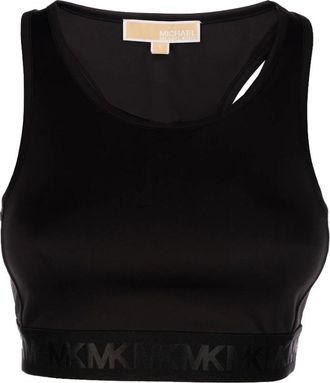 Michael Kors Femme, Tops, Noir, Taille: 40 FR Cropped Sports Bra