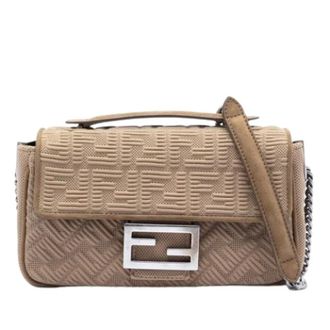 Fendi Sac bandouli&egrave;re Pre-owned - Femme - Pre-owned - Beige - Taille: ONE Size