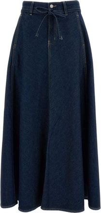 Levi's Femme, Jupes, Bleu, Taille: W24 Longue Jupe en Jean