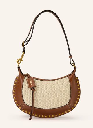 Isabel Marant Isabel Marant Umh&auml;ngetasche Oskan Mit Nieten beige