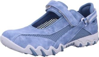 Mephisto ALLROUNDER Confortable Y Fresca Baskets Femme NIRO Nubuck Bleu Talla 38.5