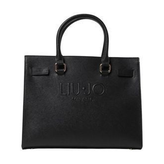Liu Jo Femme, Sacs, Noir, Taille: ONE Size Sac Fourre-Tout Structuré avec Poches Intérieures